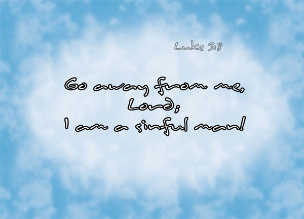 Luke 5:8 | re-Ver(sing) Verses