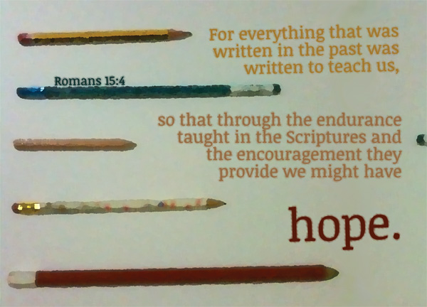 Romans 15:4 | re-Ver(sing) Verses